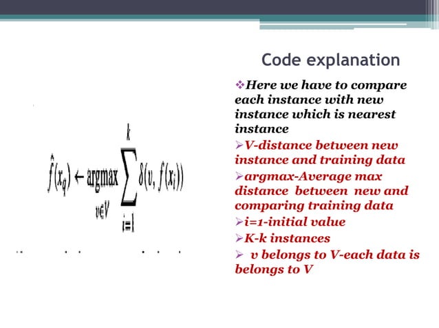 Nearest Neighbour Algorithm Pptx Computing Technology And Computing
