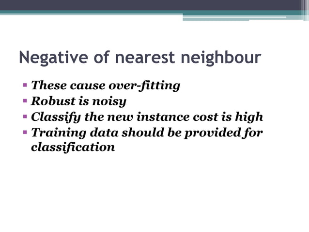 Nearest Neighbour Algorithm Pptx Computing Technology And Computing