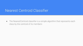 Nearest neighbors | PPTX