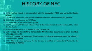 Near field communication (nfc) | PPT