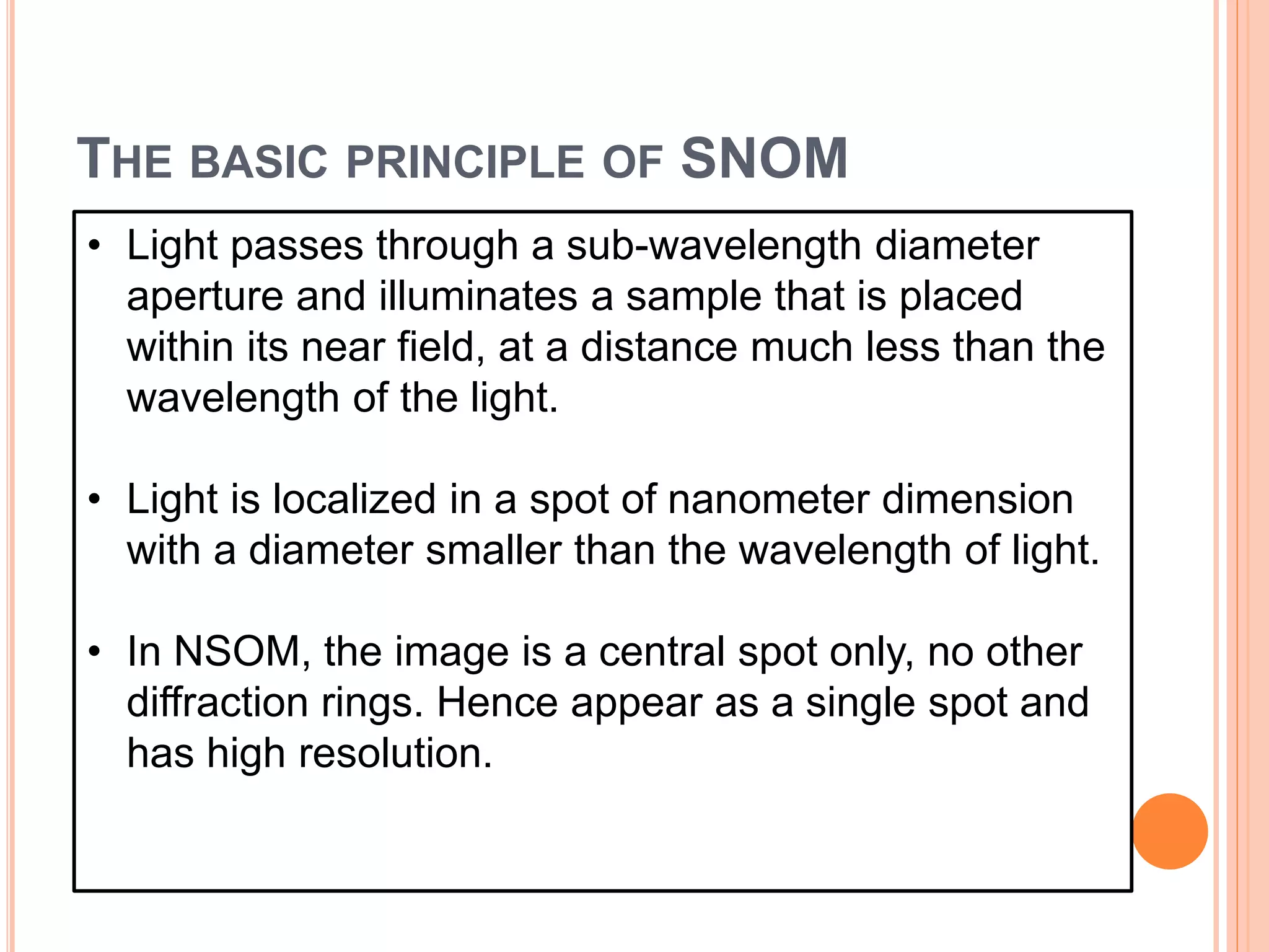 Near field scanning optical microscopy | PPTX