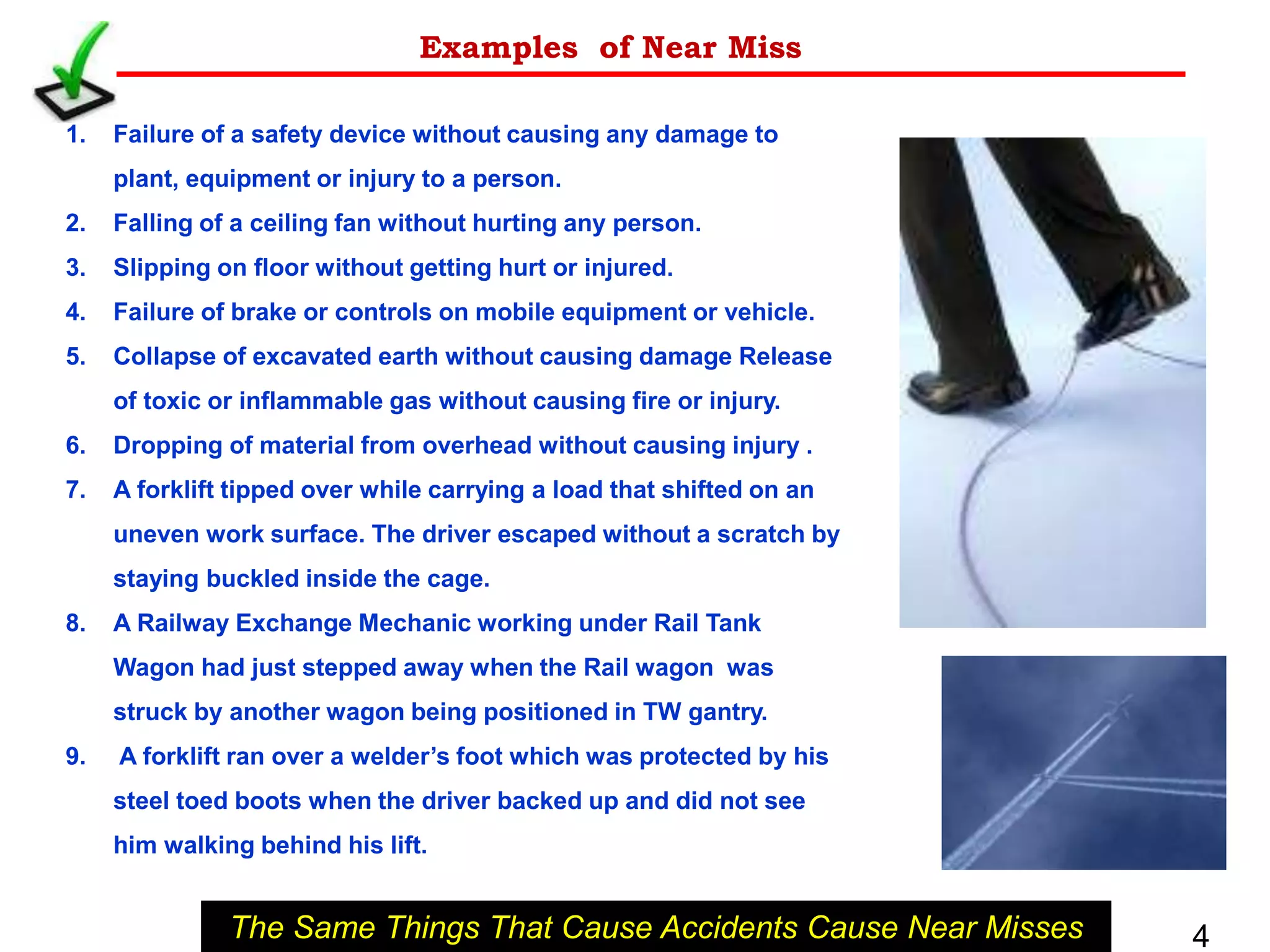 Near miss awareness for petroleum oil refinery | PPTX