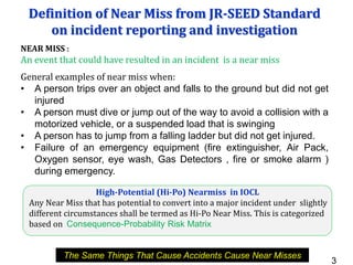 Near miss awareness for Petroleum Oil Refinery | PDF