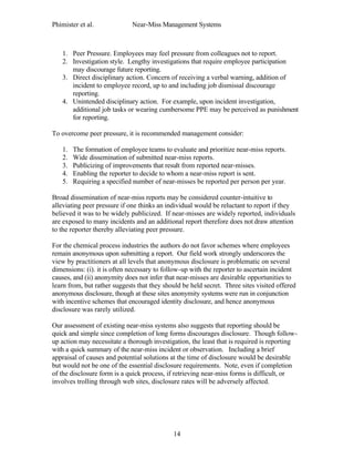 Near miss mgt. in chemical process | PDF