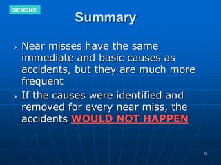 Near miss presentation | PPT