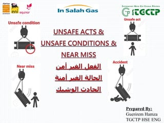 Near miss presentation by giving hazards and precaution | PPT