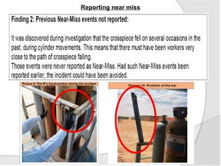 Near miss presentation by giving hazards and precaution | PPT