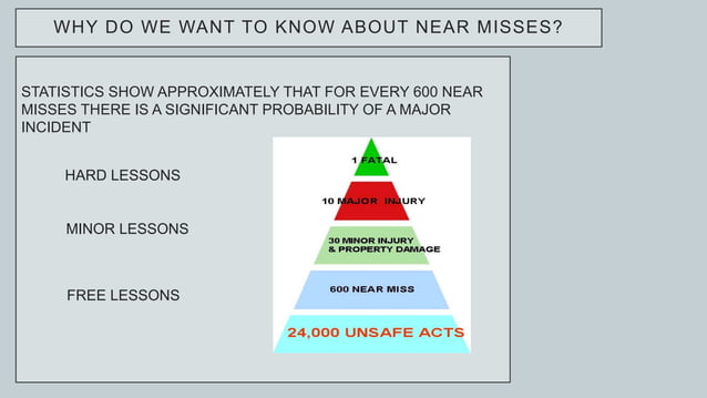 The importance of reporting and recording Near Misses | PDF