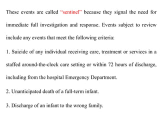 Near miss & sentile events.pptx | First Aid | Injuries
