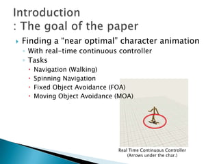 Near-optimal Character Animation with Continuous Control | PPTX