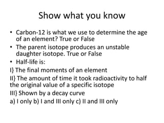 Half-life and Nuclear Reaction | PPTX