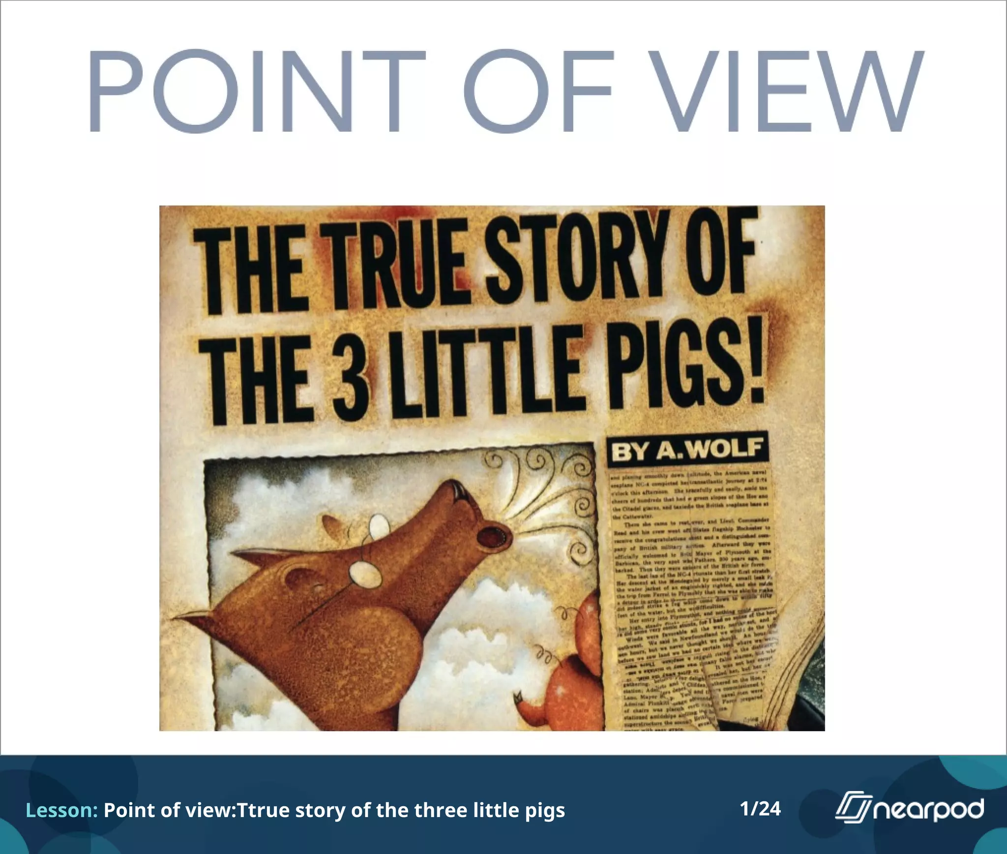 Nearpod true story 3 little pigs | PPT