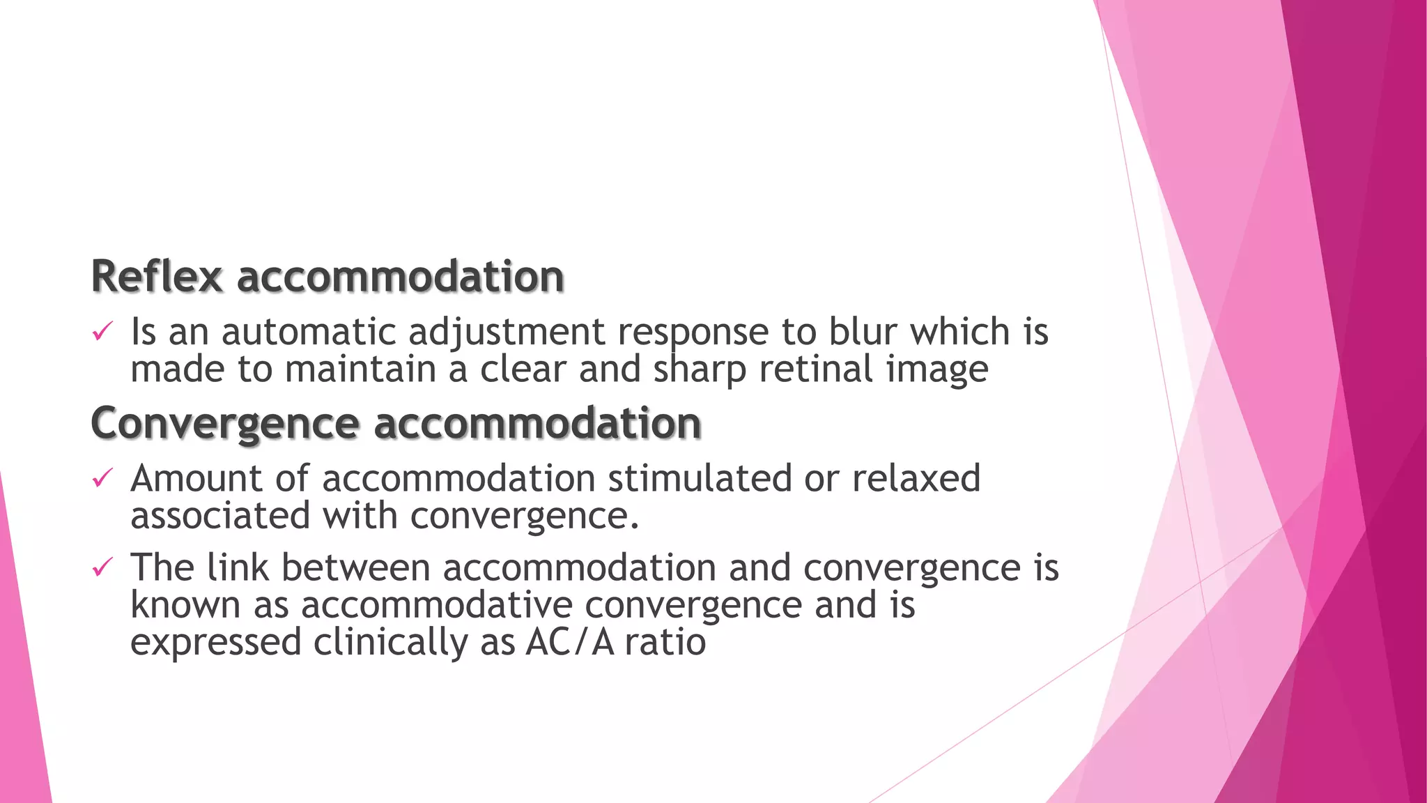 Near point and far point of accommodation | PPTX