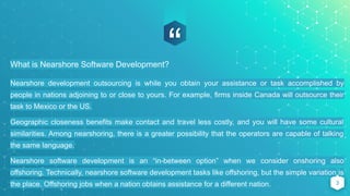 Nearshore software development a guide | PPT