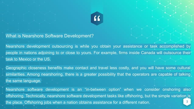 Nearshore software development a guide | PPT