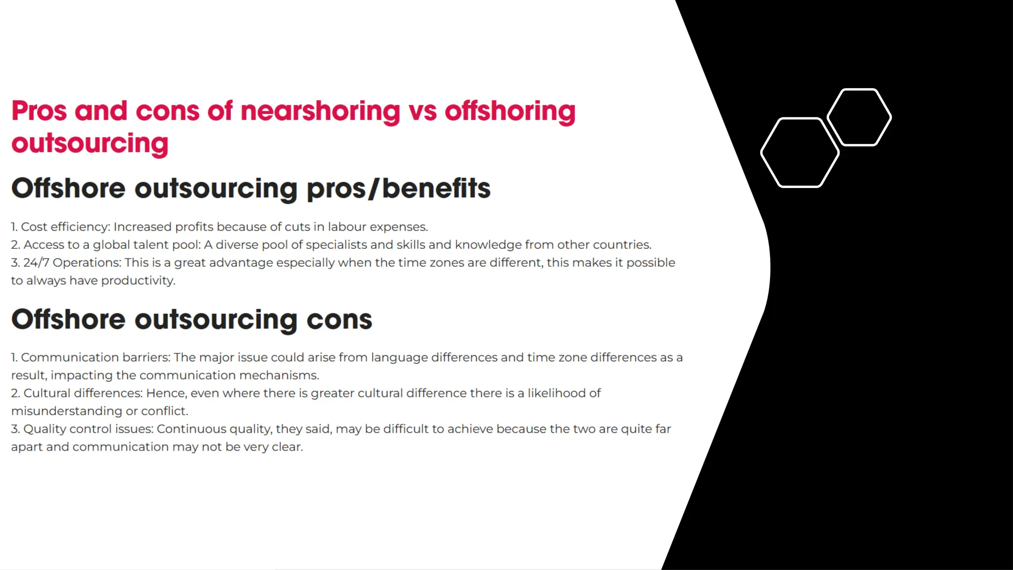 Nearshore vs Offshore Outsourcing - Differences, Pros and Cons.pptx