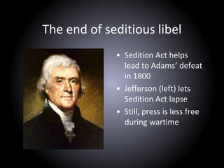 The Limits of Prior Restraint | PPTX