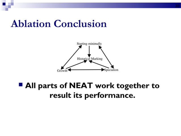Evolving Neural Networks through Augmenting Topologies NEAT | PPT