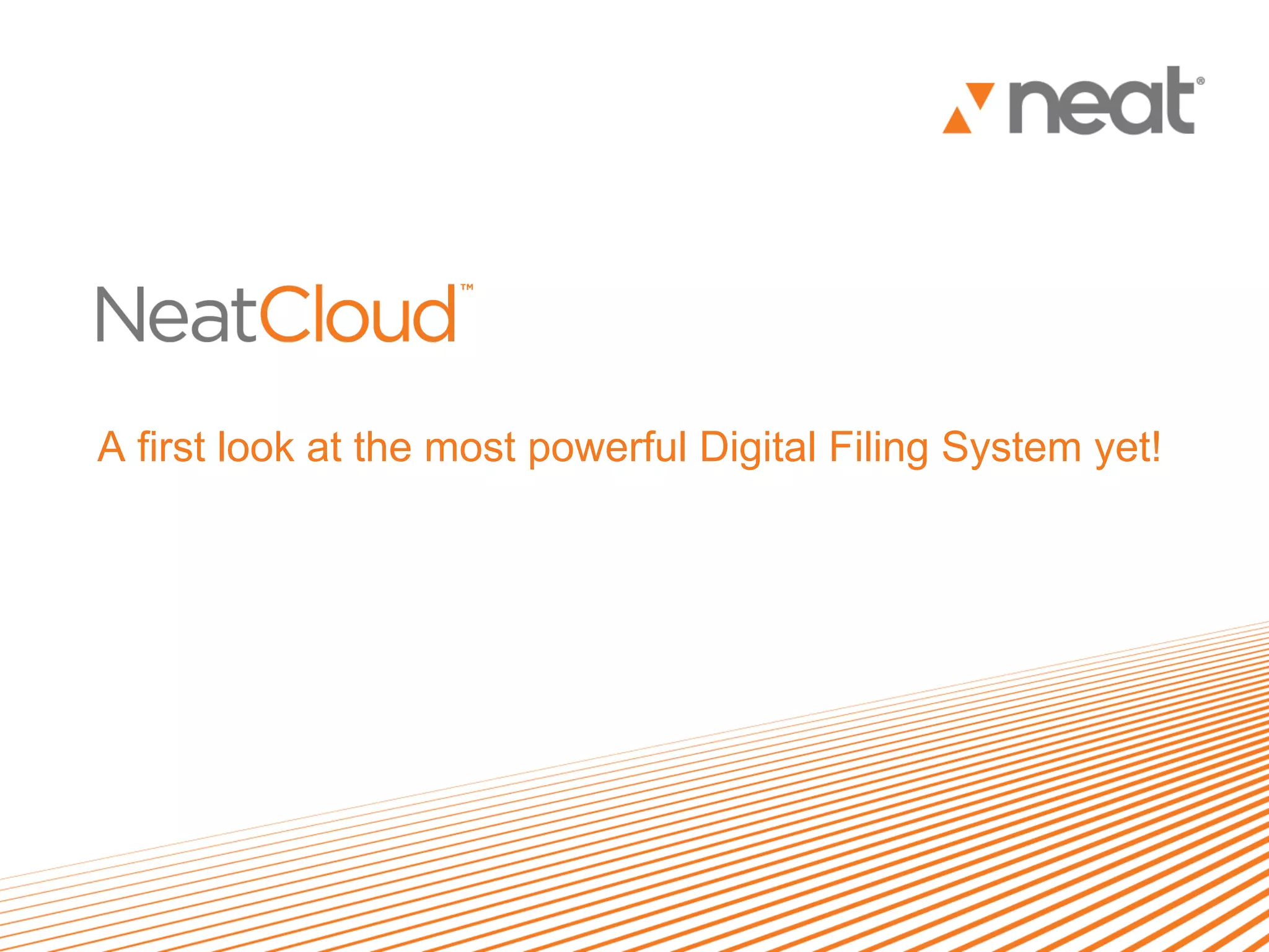 Introduction to NeatCloud | PPT
