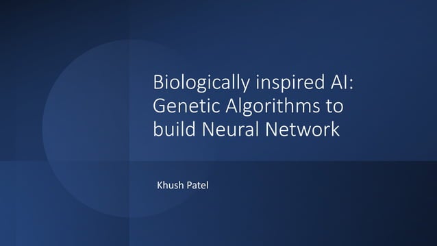 Neat Neuroevolution Of Augmenting Topologies Ppt 0667