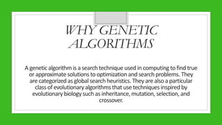 NEAT: Neuroevolution of Augmenting Topologies | PPTX