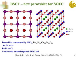 SOFC perovskite- DFT work | PDF