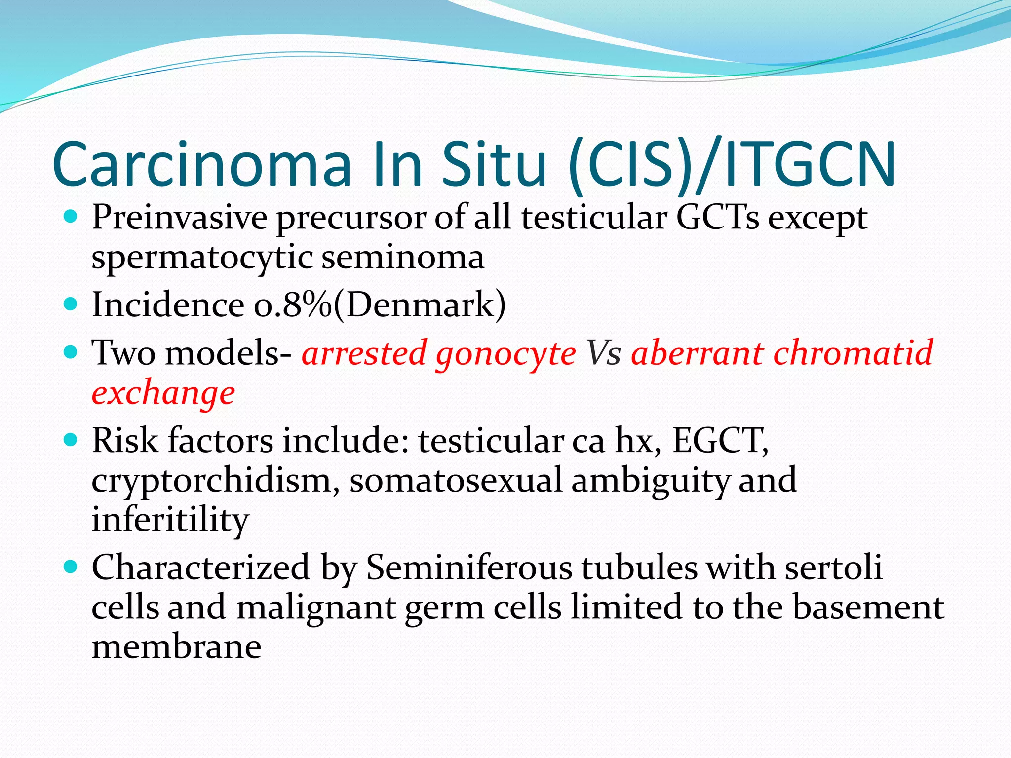 Pathology of testicular tumors | PPTX