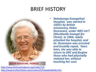 Nebobongo Hospital Power Point | PPTX | Africa Travel | Travel Locations