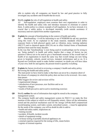 NEBOSH International General Certificate in Occupational Health and ...