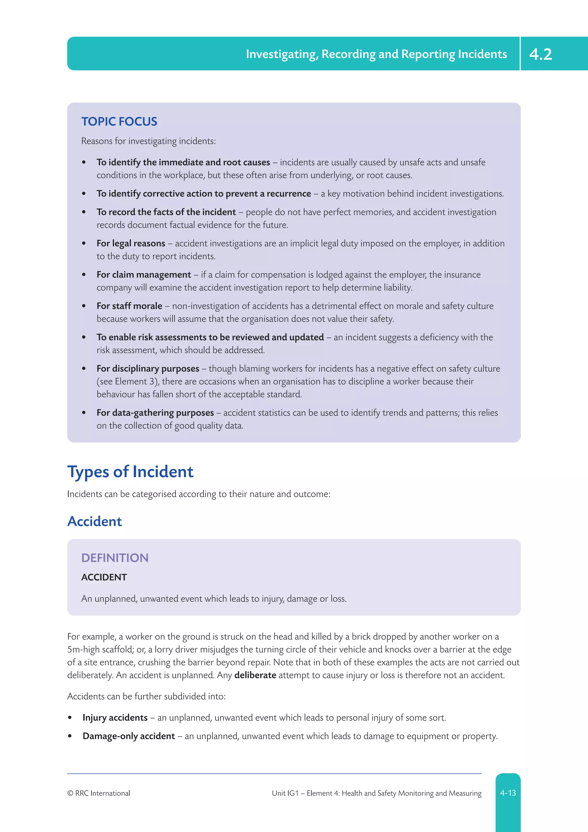 NEBOSH Unit IG1 | PDF