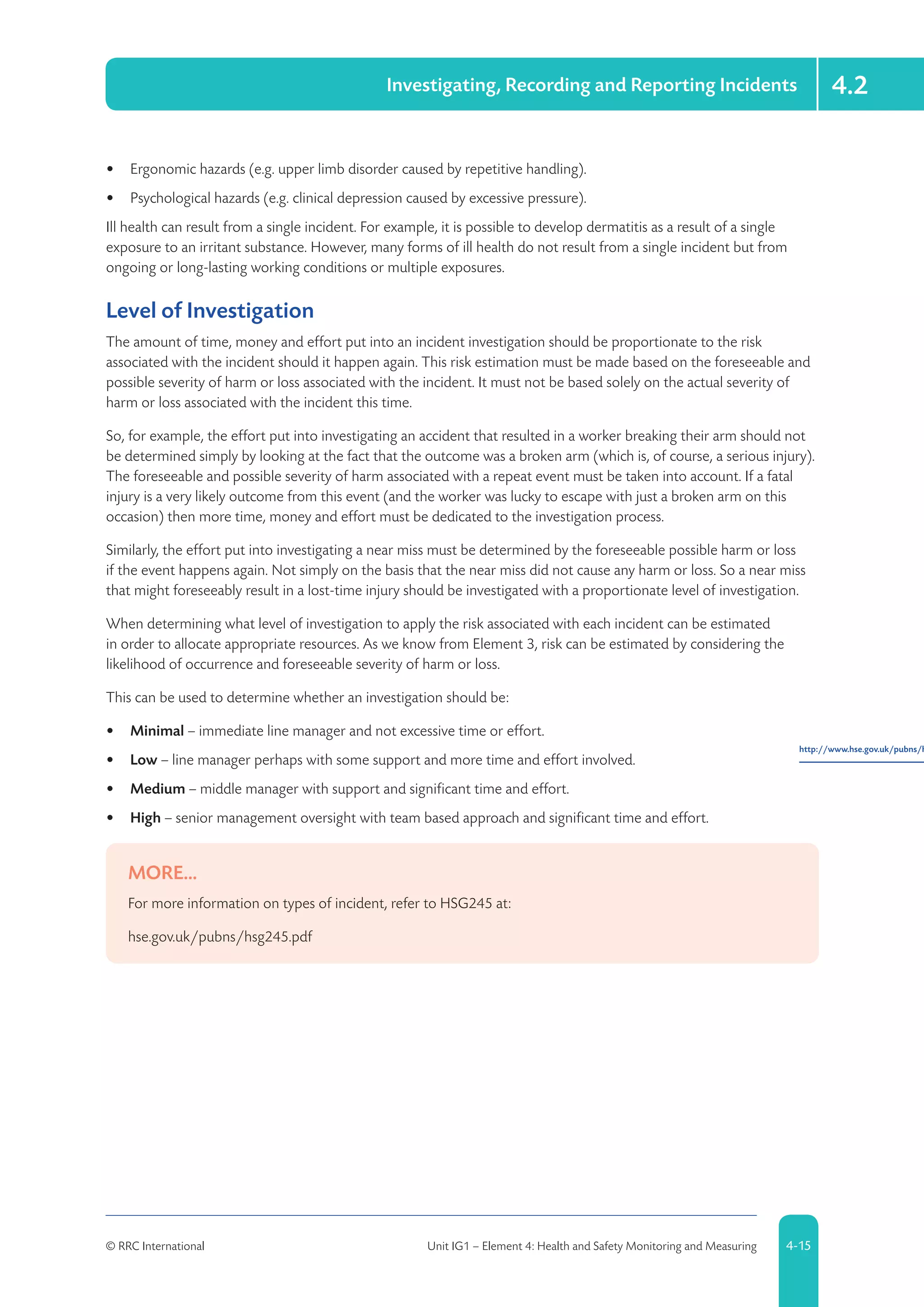 NEBOSH Unit IG1 | PDF