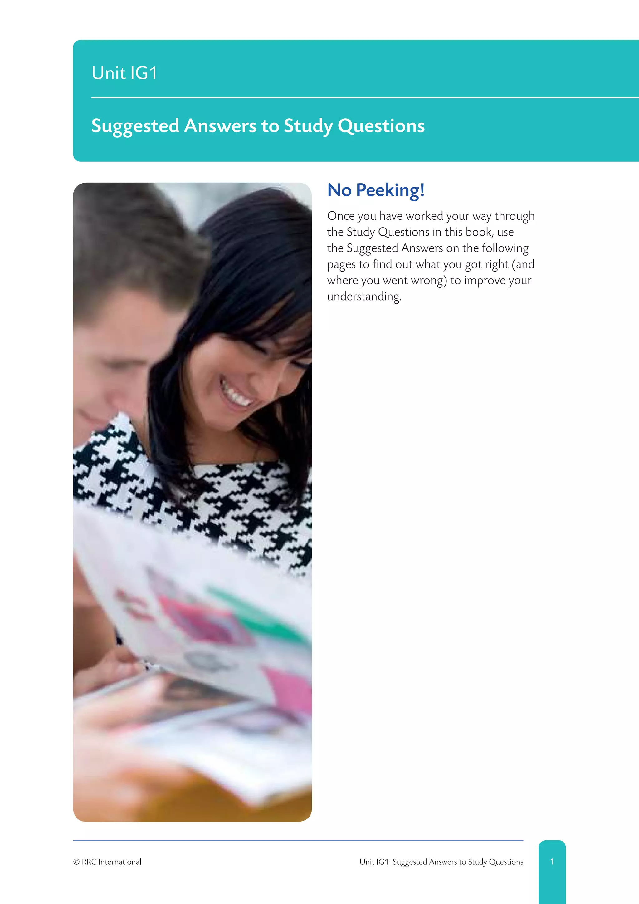 NEBOSH Unit IG1 | PDF
