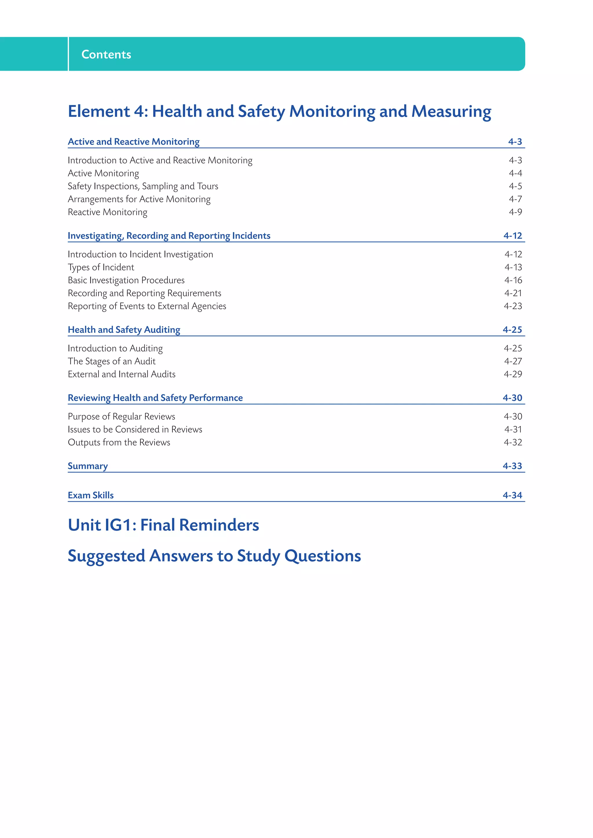 NEBOSH Unit IG1 | PDF | Medical Health