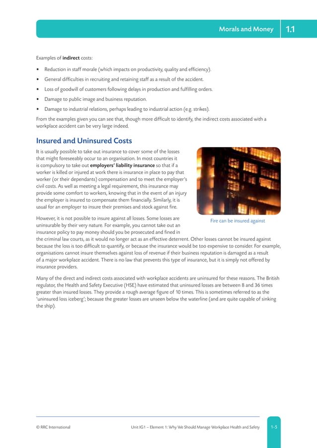 NEBOSH Unit IG1 | PDF | Medical Health