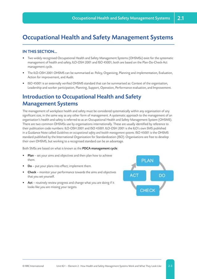 NEBOSH Unit IG1 | PDF | Medical Health