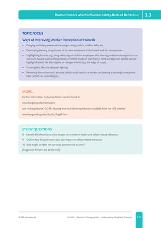 NEBOSH Unit IG1 | PDF