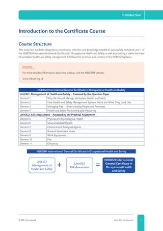 NEBOSH Unit IG1 | PDF