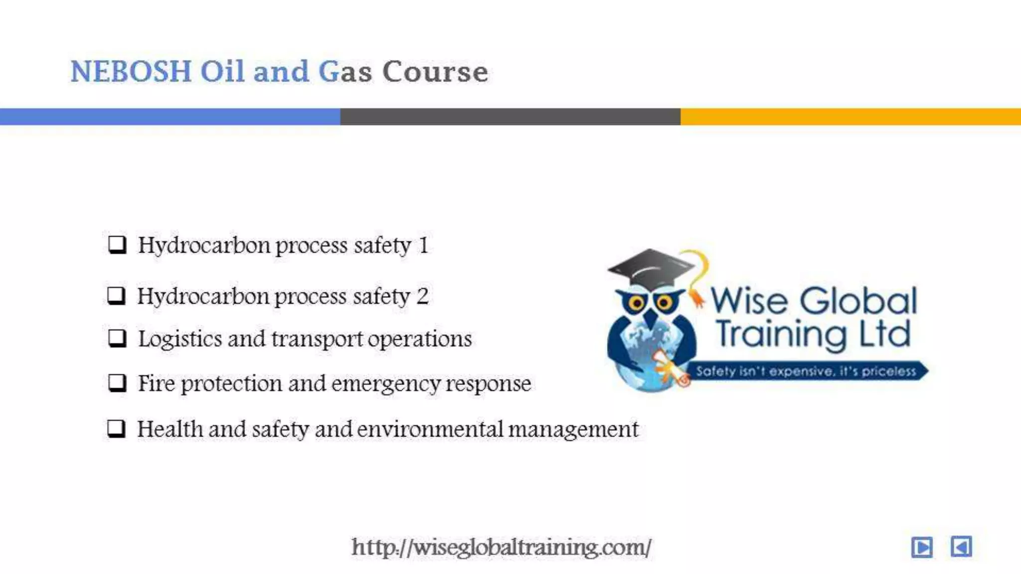 NEBOSH Oil And Gas Course | PPT