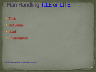 Nebosh Revision Mnemonics | PPT