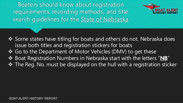 Nebraska boat registration | PPT