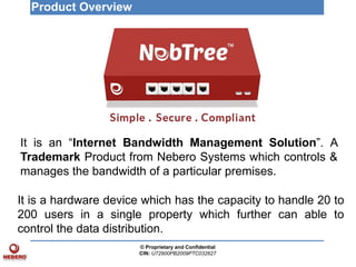 Wifi/Hotspot Bandwidth Management System|Nebtree | PPT