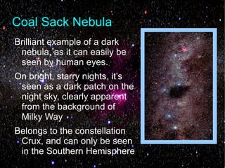 Examples Of A Dark Nebula