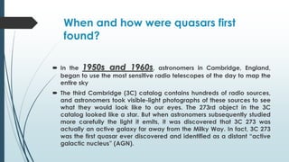 Nebulae, quasars, | PPTX