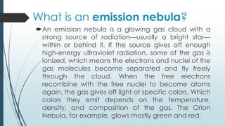 Nebulae, quasars, | PPTX