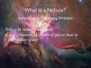 Nebulas | PPTX