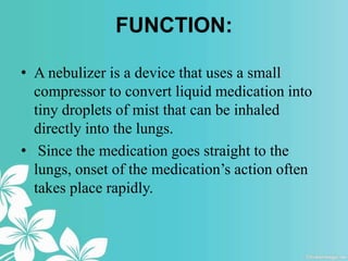 Nebulization | PPTX
