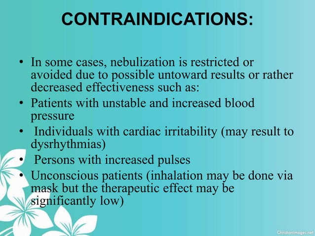 Nebulization | PPTX | Lung and Respiratory Health | Diseases and Conditions