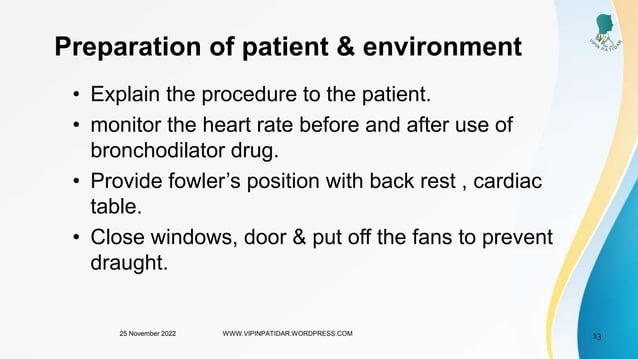 Nebulization | PPTX | Lung and Respiratory Health | Diseases and Conditions