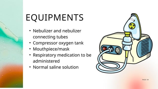 Nebulization.pptx—procedures , contraindications, and etc | PPTX