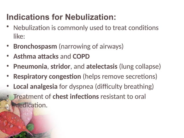 Nebulization(SDU).pptx................... | PPT